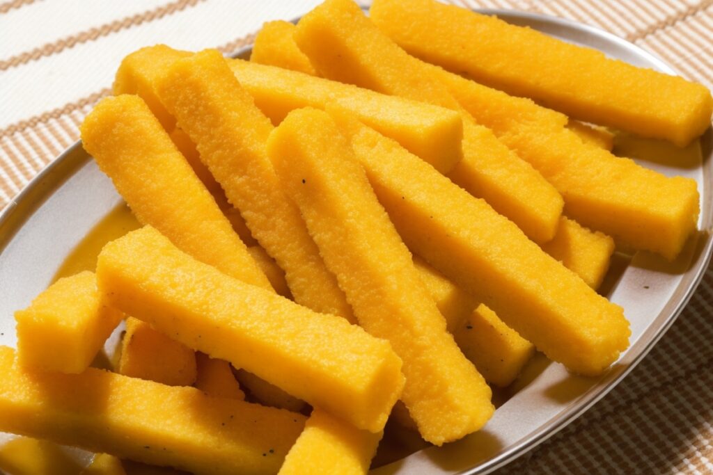Polenta para Fritar - Crocante e Fácil