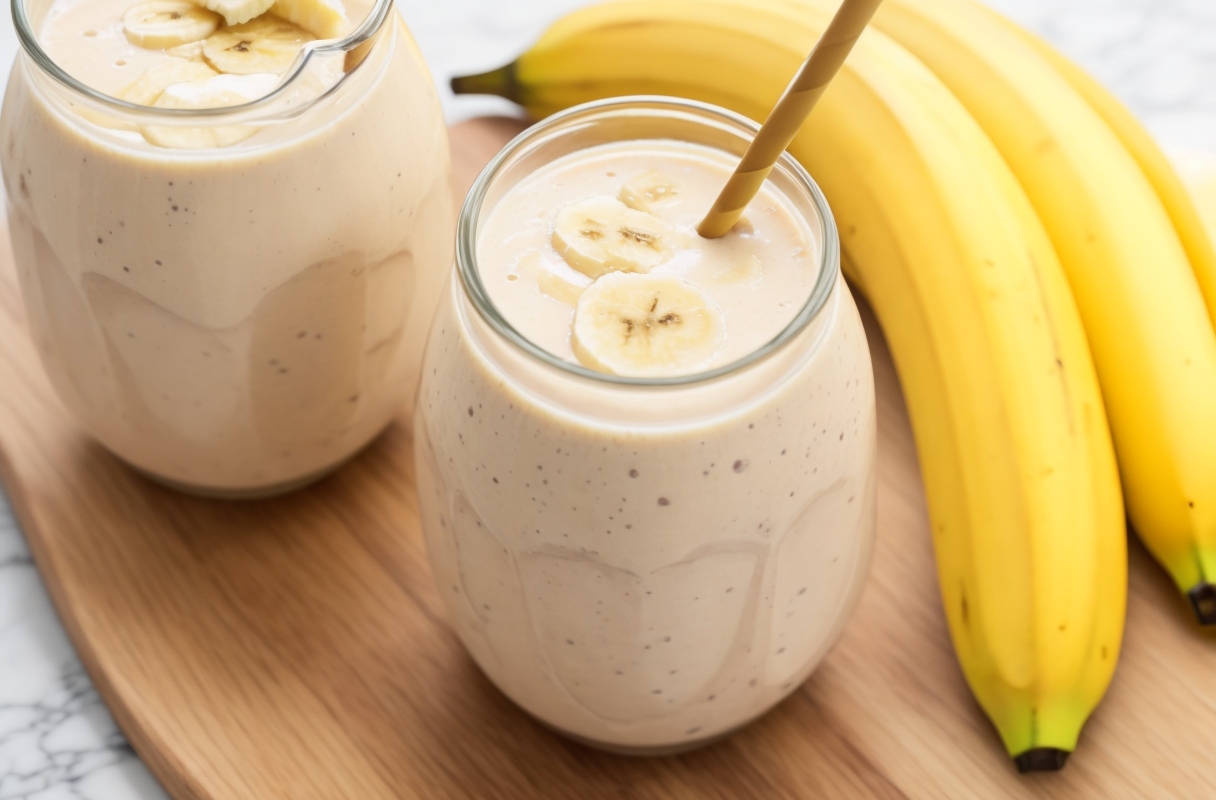 Como fazer Smoothie de Banana