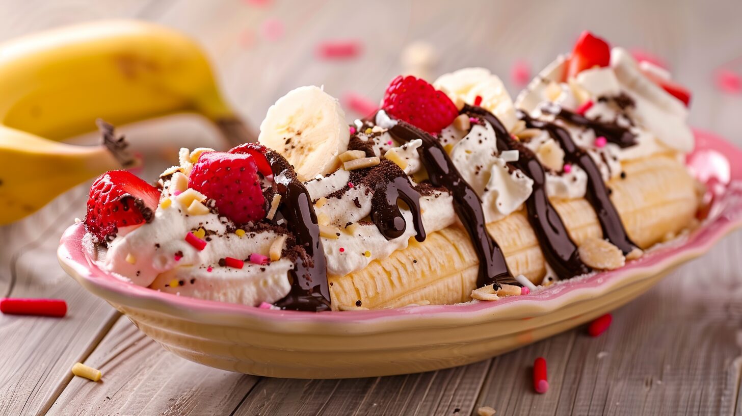 Como fazer Banana Split