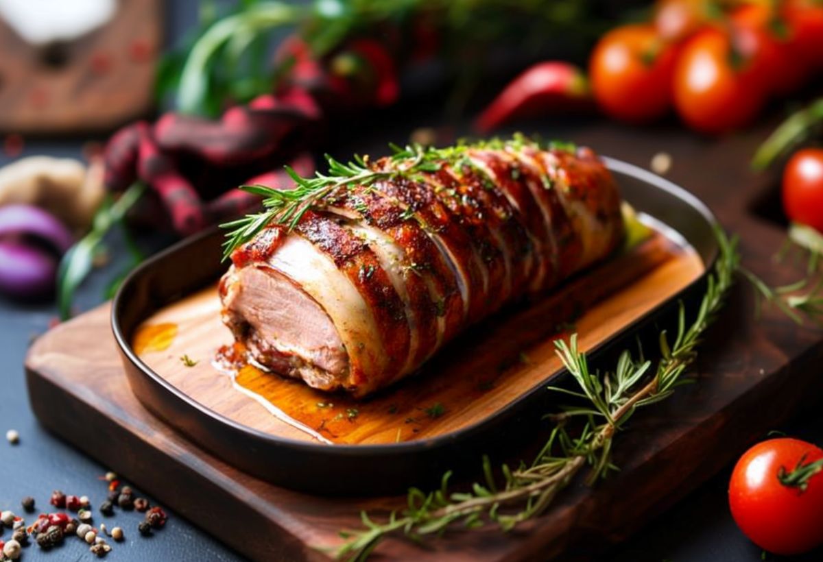 Como fazer Lombo com Bacon